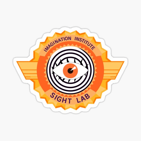 "Imagination Institute - Sight Lab" Sticker by Blubbled | Redbubble