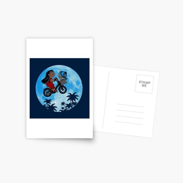 "Stitch Phone Home" Postcard for Sale by harebrained | Redbubble