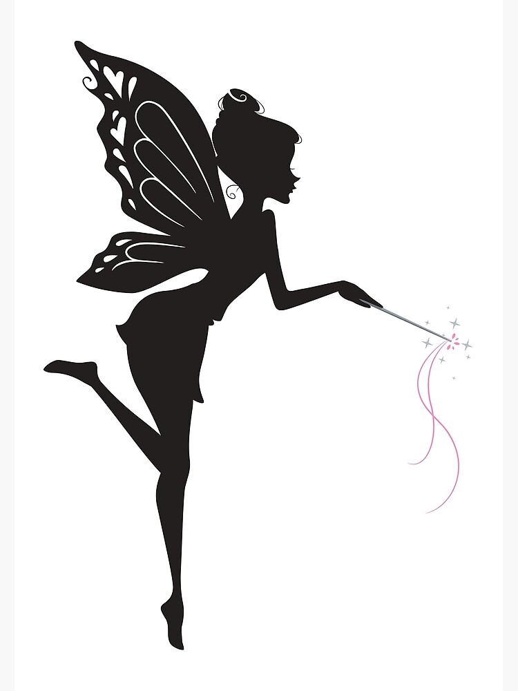 Fairy Clip Art Black And White