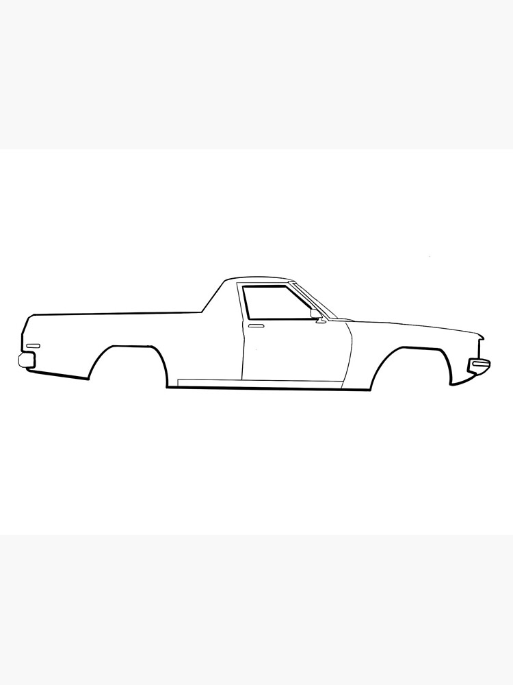 "HX Holden Ute" Art Print for Sale by vncommodore | Redbubble