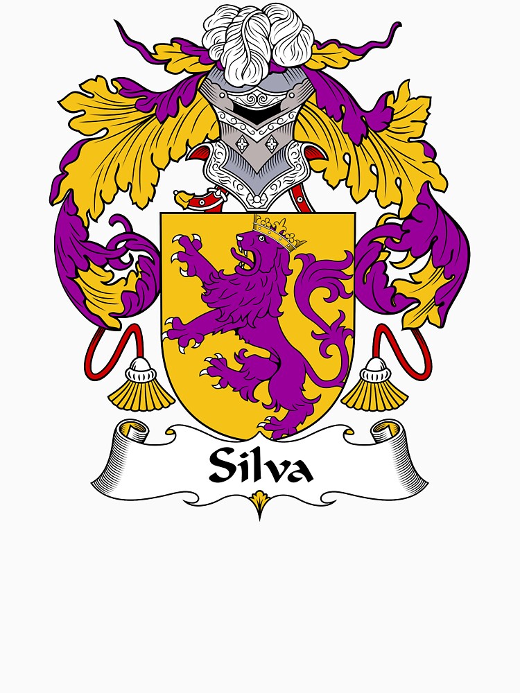 "Silva Coat of Arms/Family Crest" T-shirt for Sale by carpediem6655 ...
