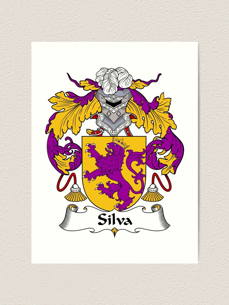 "Silva Coat of Arms/Family Crest" Art Print by carpediem6655 | Redbubble
