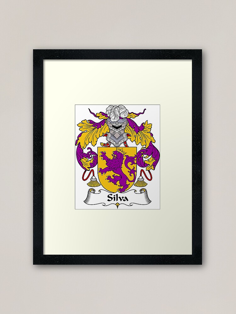 "Silva Coat of Arms/Family Crest" Framed Art Print for Sale by ...