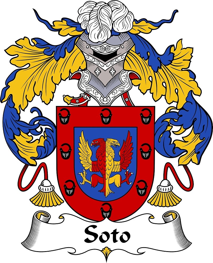 "Soto Coat of Arms/Family Crest" by William Martin | Redbubble