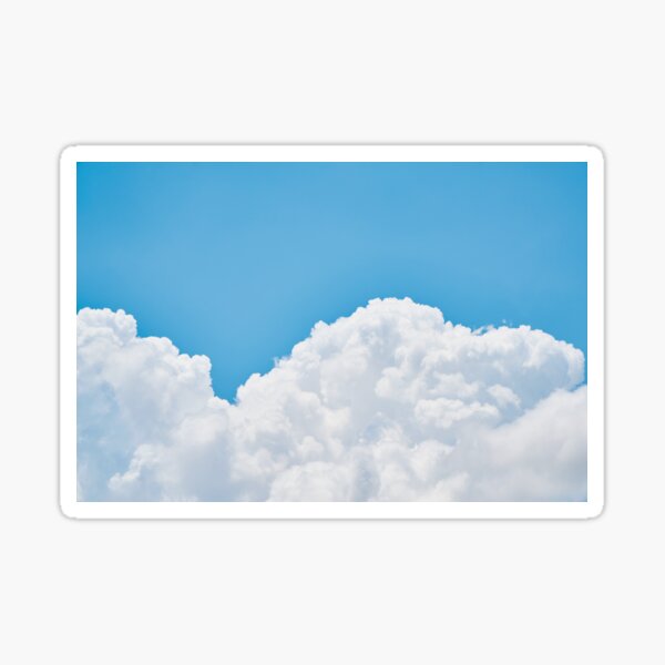 "Blue Clouds" Sticker for Sale by artmadeinheaven | Redbubble