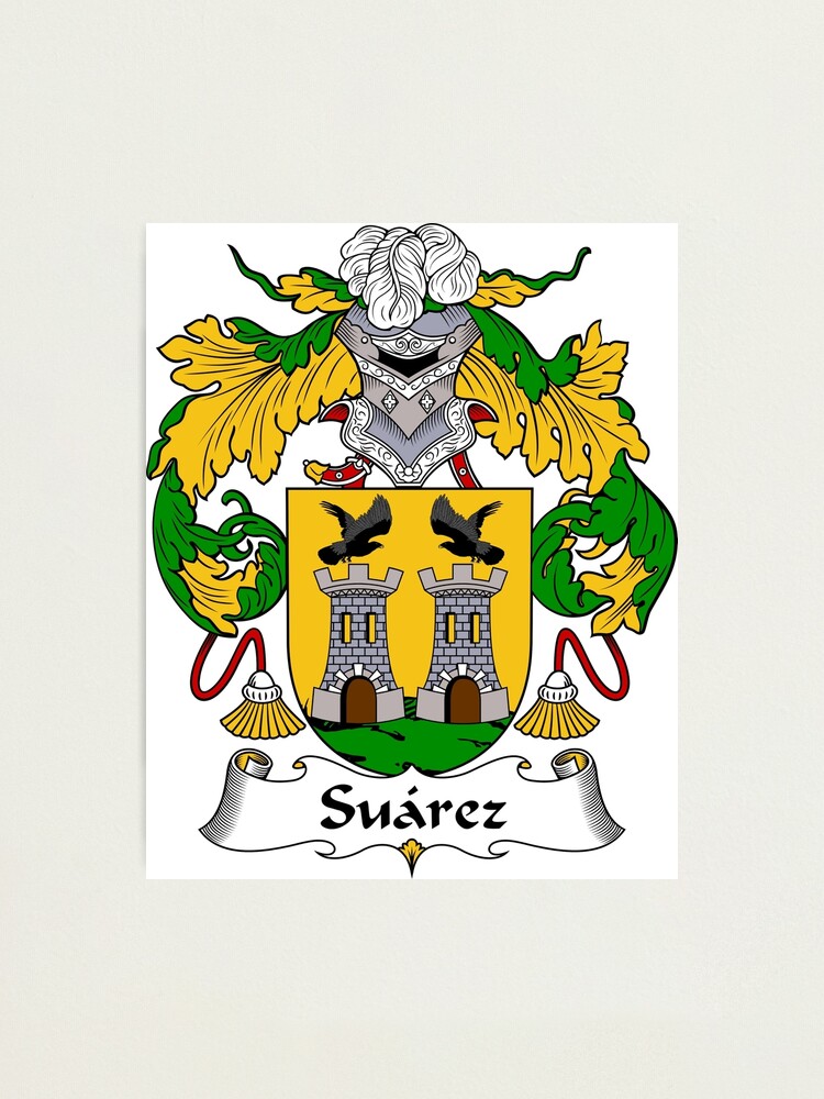 Lámina fotográfica «Escudo de Suárez / Cresta de la familia» de ...