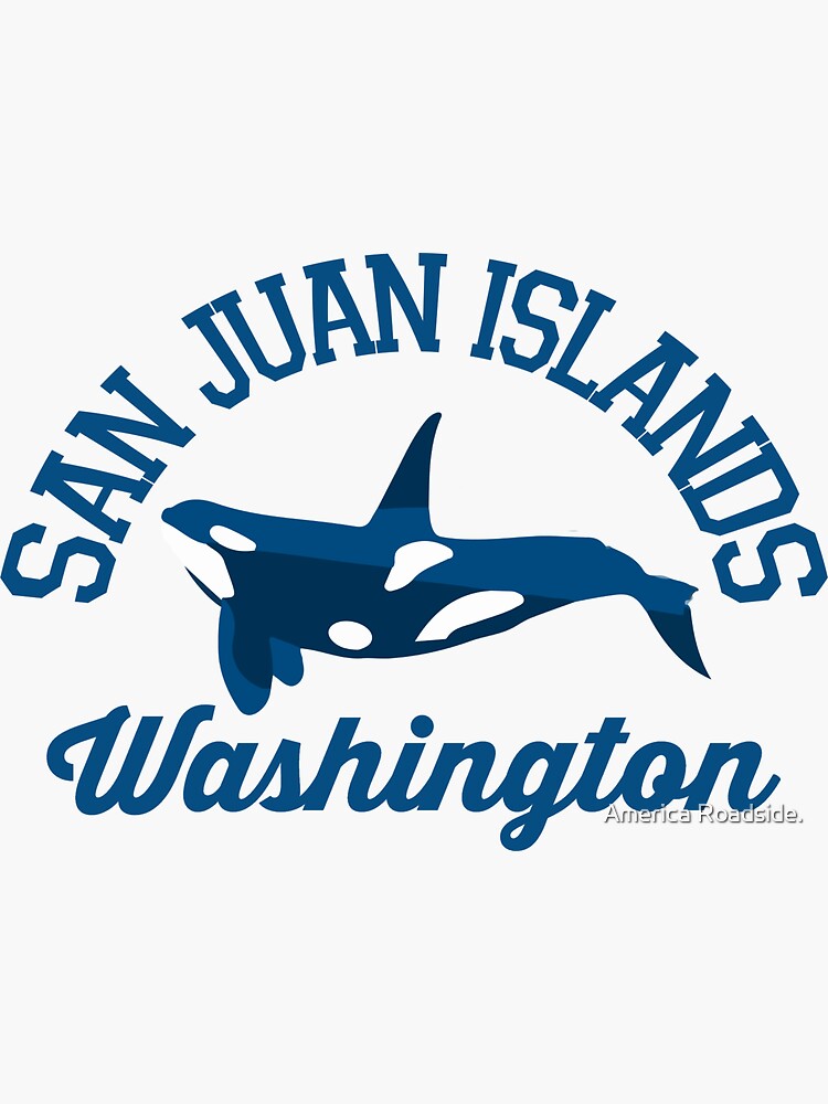"San Juan Islands." Sticker for Sale by ishore1 | Redbubble