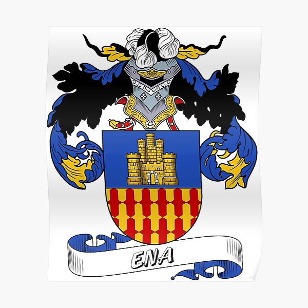 "Ena" Poster by HaroldHeraldry | Redbubble