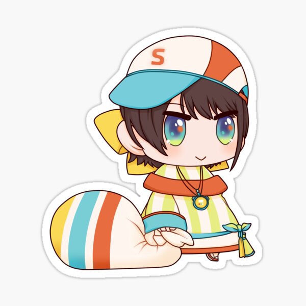 "Oozora Subaru cute stickers " Sticker by Musecian | Redbubble