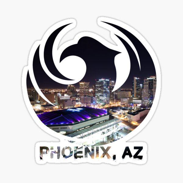 "Phoenix" Sticker for Sale by GlasStarr | Redbubble