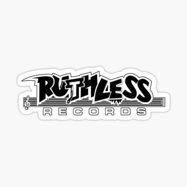 "Rude RuthLess Records" Sticker for Sale by desabanas | Redbubble