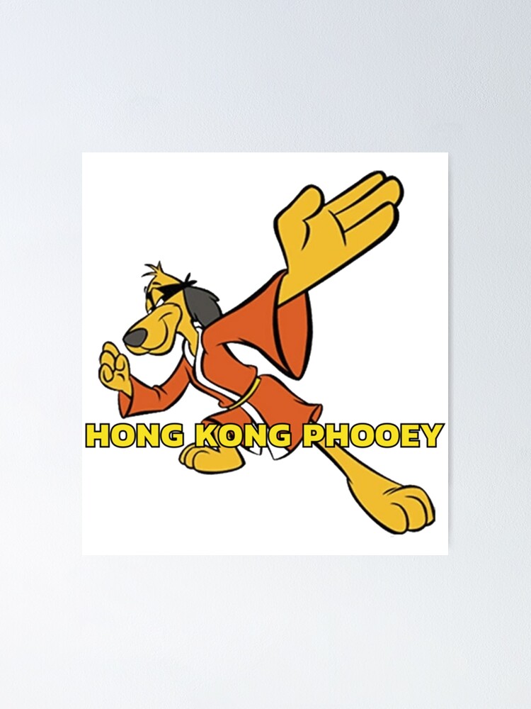 "art Hong Kong Phooey cartoon karate dog " Poster for Sale by ...