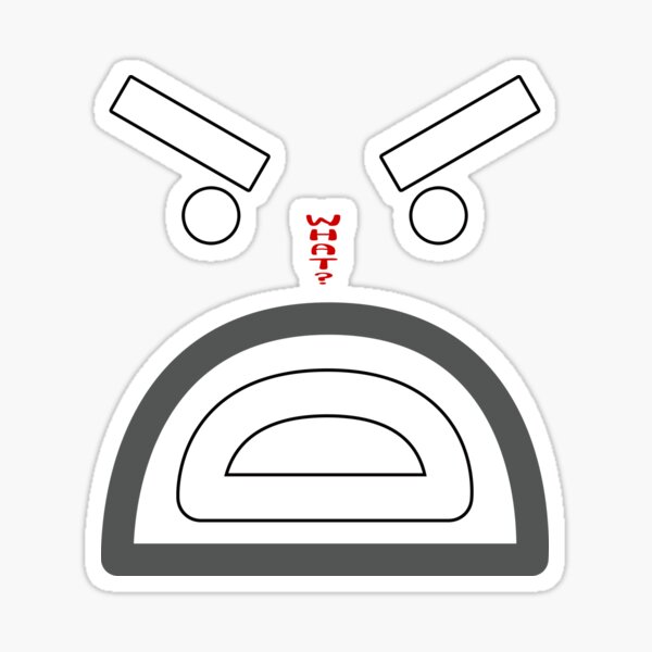 "Angry Man" Sticker for Sale by Jinvros | Redbubble