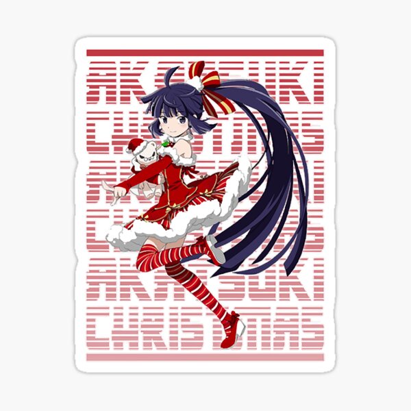 "Log Horizon Anime Art - Akatsuki Christmas Cute " Sticker for Sale by ...