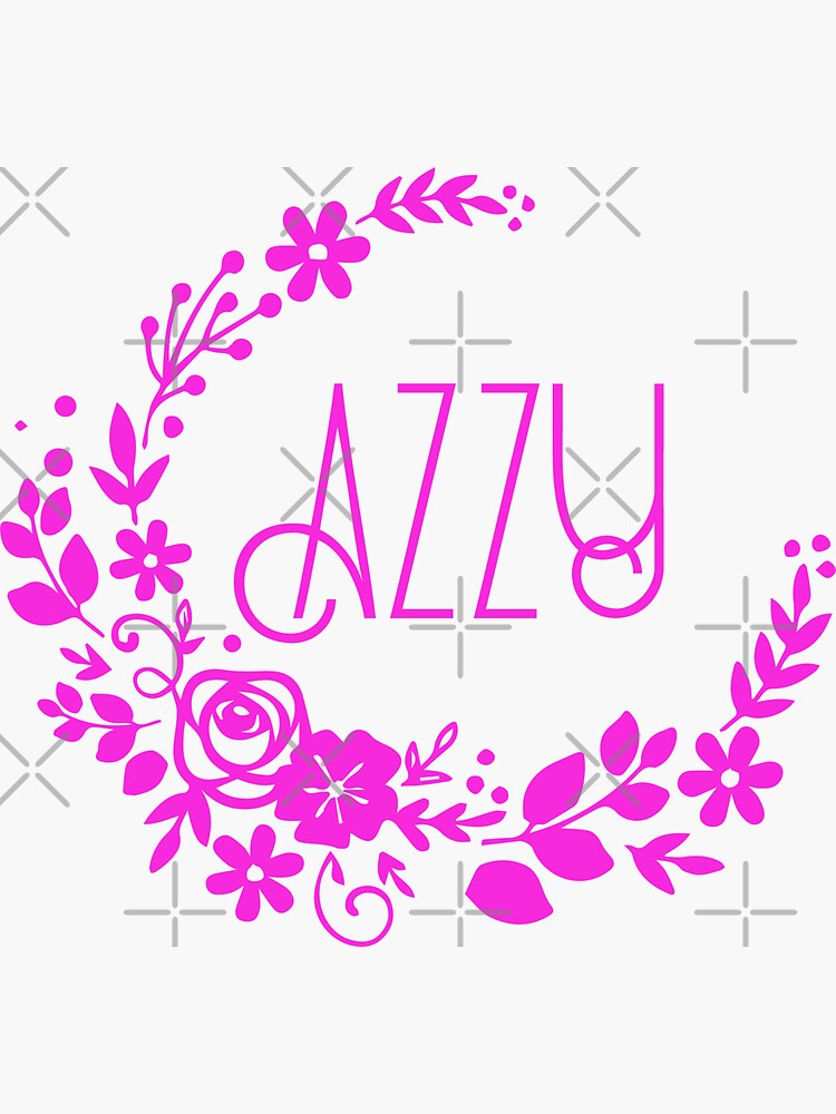 "azzy azzyland" Sticker for Sale by frijaaido | Redbubble