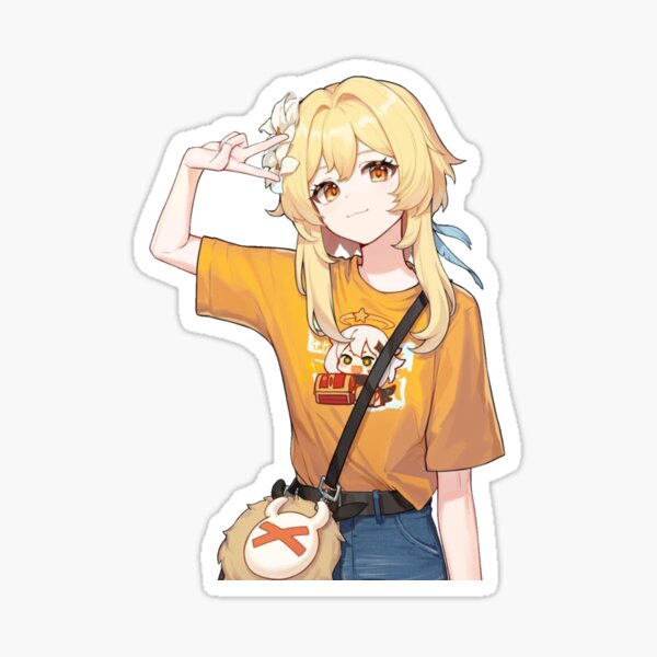 "Lumine - Genshin Impact" Sticker for Sale by malaniaa | Redbubble