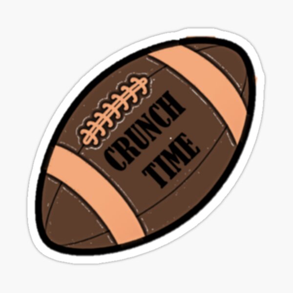 "Crunchtime Football Dark" Sticker for Sale by CrunchTime1 | Redbubble