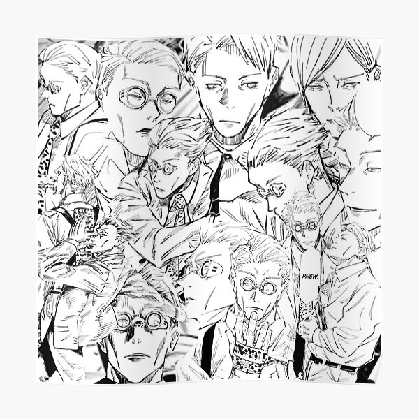 "Nanami Kento Manga Panels" Poster by TheGoldenCorgi | Redbubble