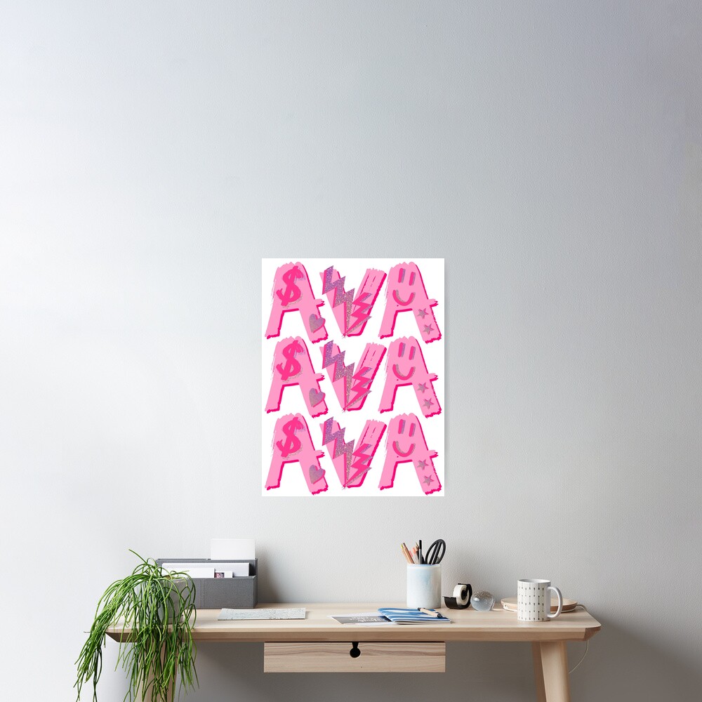 "AVA name" Poster by juliasantos5 | Redbubble