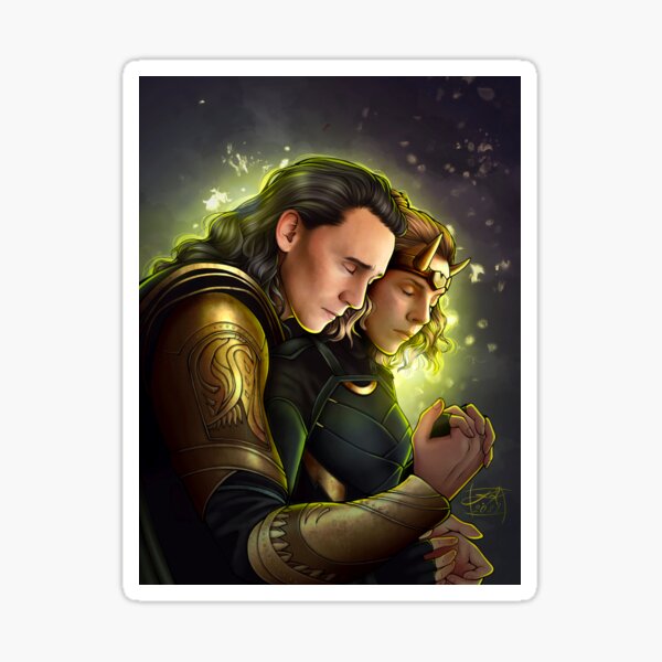 "Sylki - Two Halves of a Whole" Sticker for Sale by TaevynAstra | Redbubble