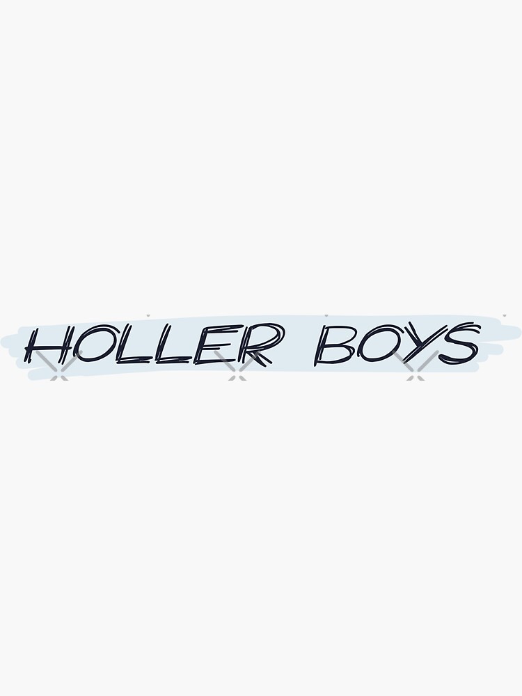 "Holler boys" Sticker for Sale by Phelps2020 | Redbubble