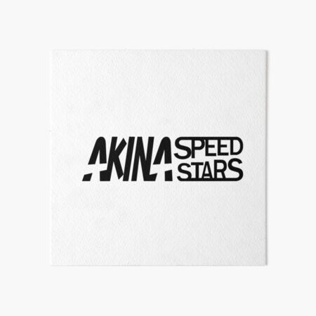 "Akina Speed Stars [Initial D]" Art Board Print by oldschooljdm | Redbubble