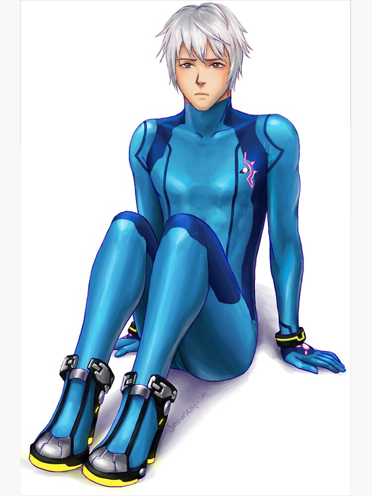 "Zero Suit Robin (male)" Sticker for Sale by Snowscape | Redbubble