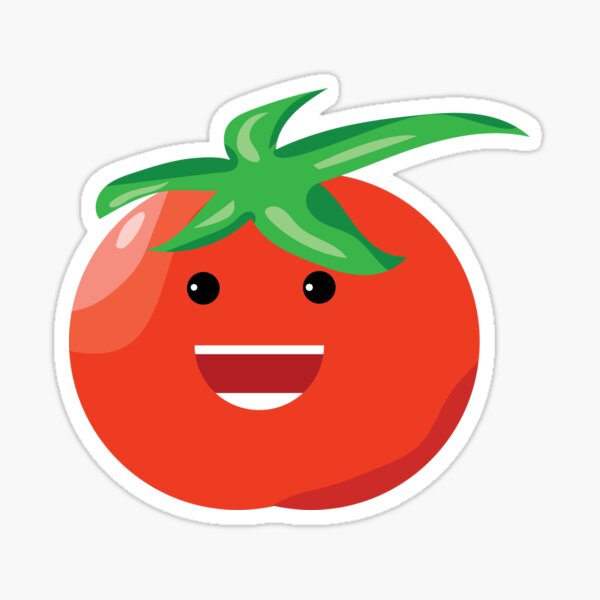 "Cute red tomato smiling cartoon character vegetable with face ...