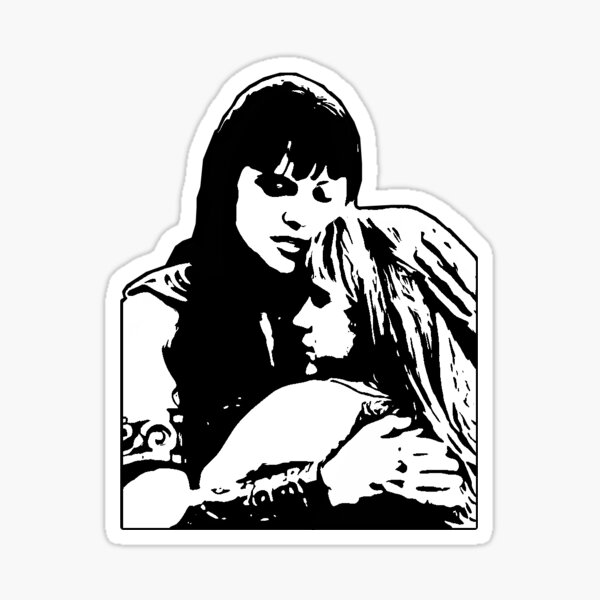 "Xena Warrior Princess, Xena & Gabrielle" Sticker for Sale by CharXena ...