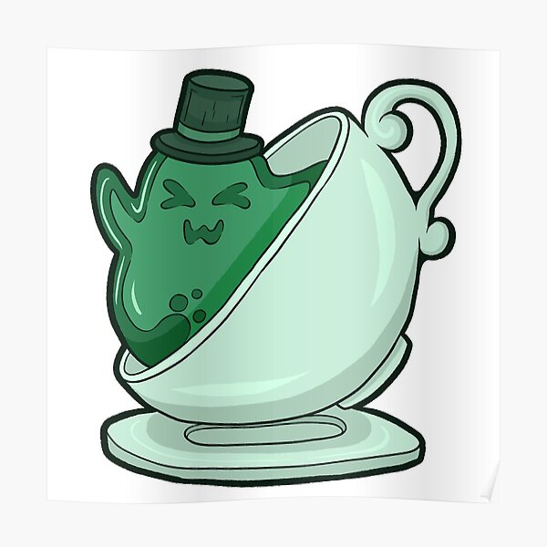 "Posh Blob" Poster by SlyTheRedPanda | Redbubble