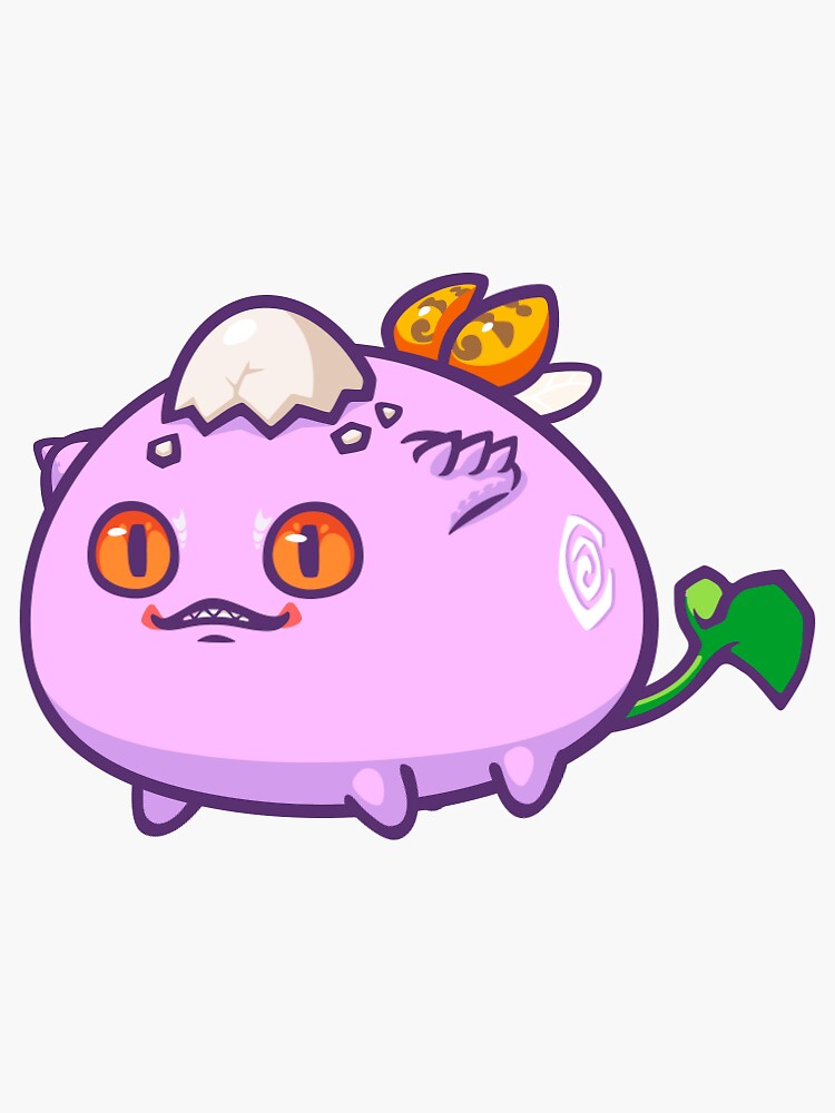 "Axie Infinity Pet Axie Crypto Game Shirt Mask Sticker" Sticker by ...