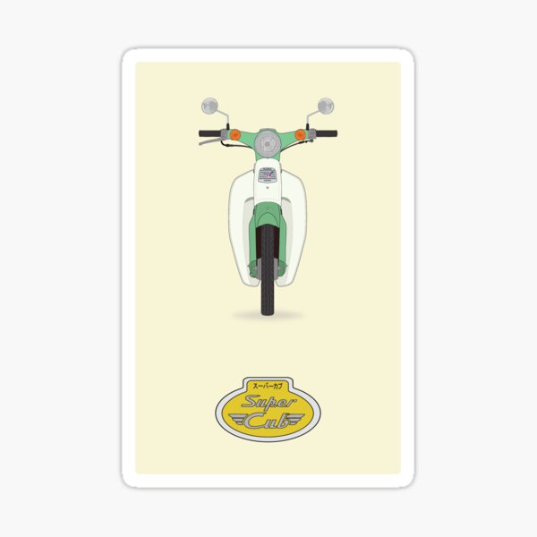 "'Ickle Super Cub..." Sticker for Sale by aob-designed | Redbubble