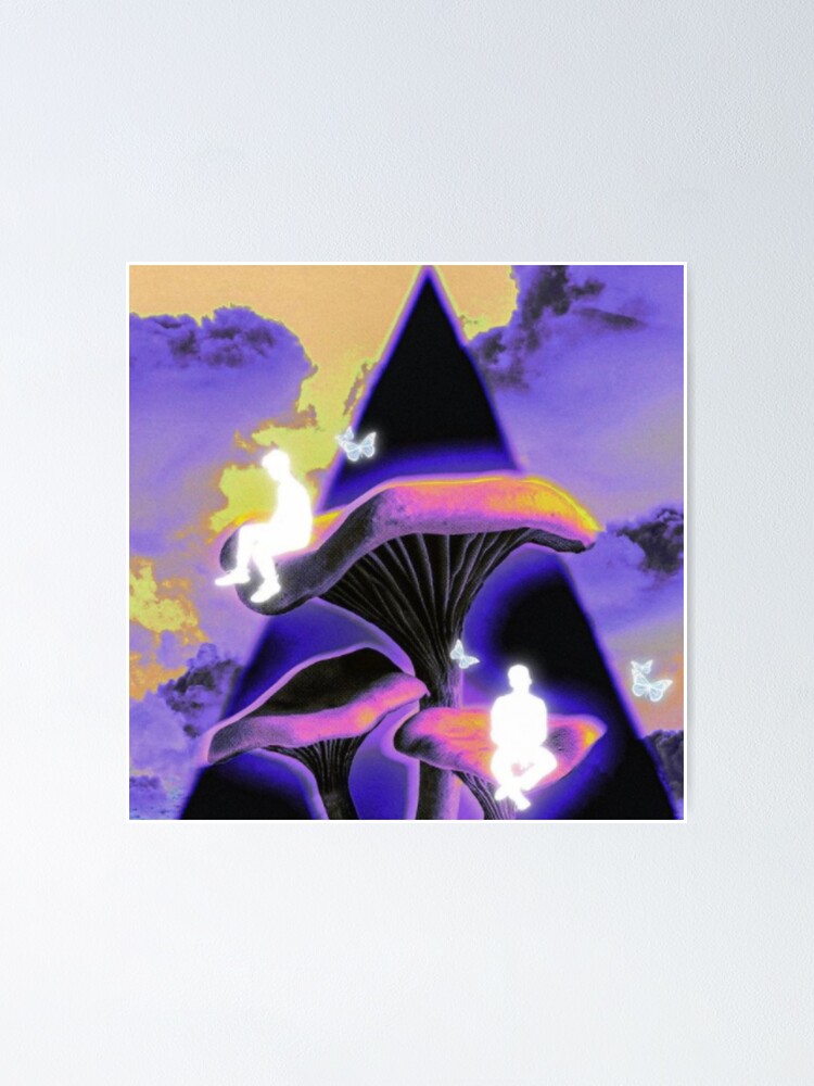 "The art of sitting alone" Poster for Sale by lumine00 | Redbubble