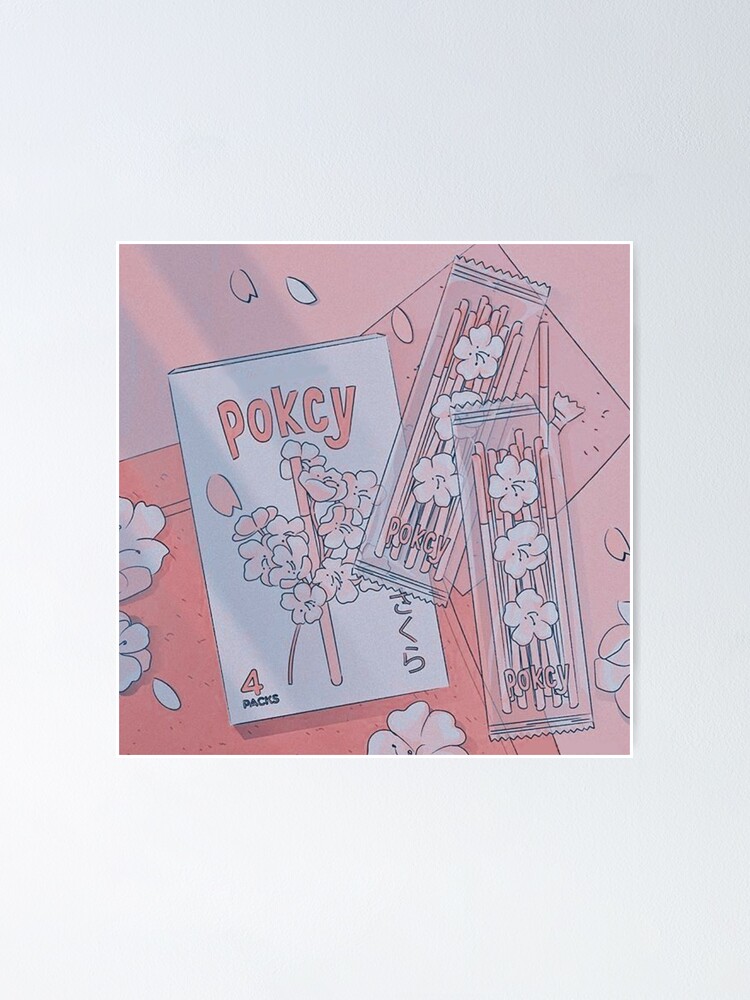 "aesthetic pocky" Poster by mango-milk | Redbubble