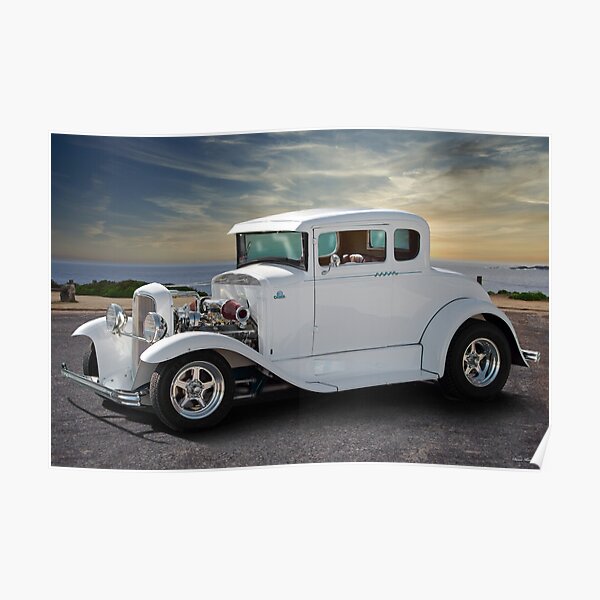 "1930-31 Ford Model A Coupe" Poster for Sale by DaveKoontz | Redbubble