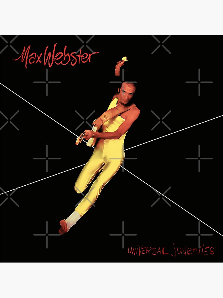 "Max Webster Universal Juveniles" Sticker for Sale by JeffreyLejeune ...