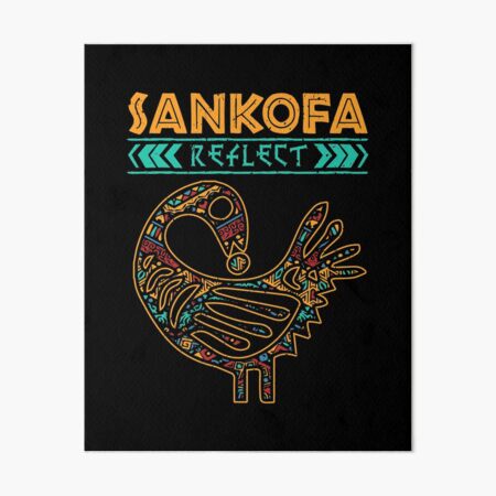 "Black History Sankofa African Bird Symbol design" Art Board Print for ...