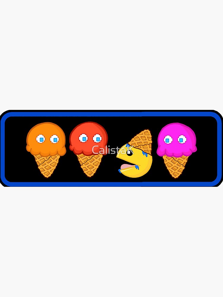 "Ice Cream Muncher" Sticker for Sale by CalistaK | Redbubble