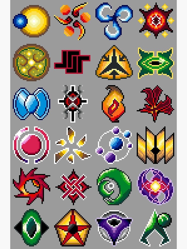 "All Twilight Imperium Factions Pixel Art - Vertically Arranged" Poster ...