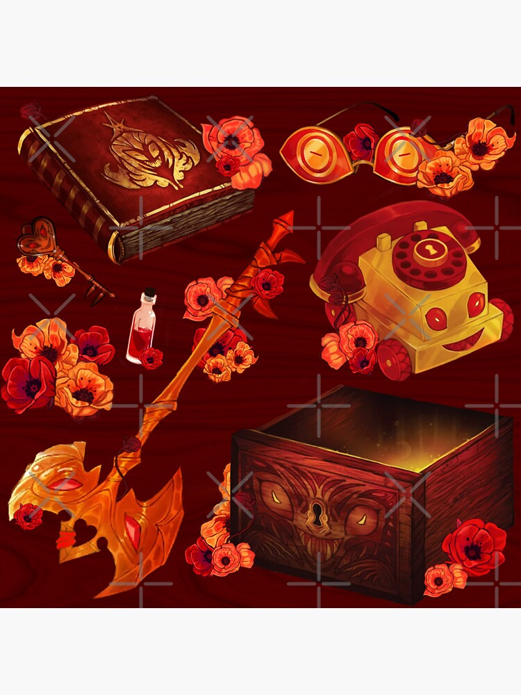 "Ava's Clutter" Sticker for Sale by miraculouslolli | Redbubble