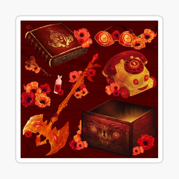 "Ava's Clutter" Sticker for Sale by miraculouslolli | Redbubble