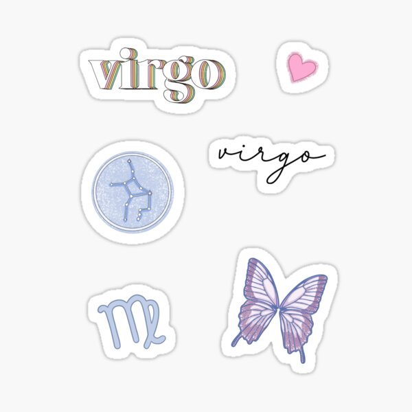"Virgo Sticker Pack" Sticker for Sale by berylrb | Redbubble
