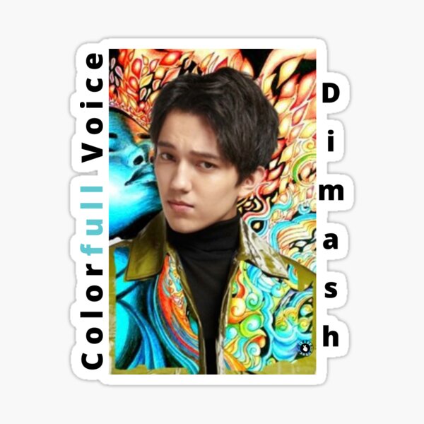"Color FULL Voice of Dimash Kudaibergen Vocal Magic Dark Background ...