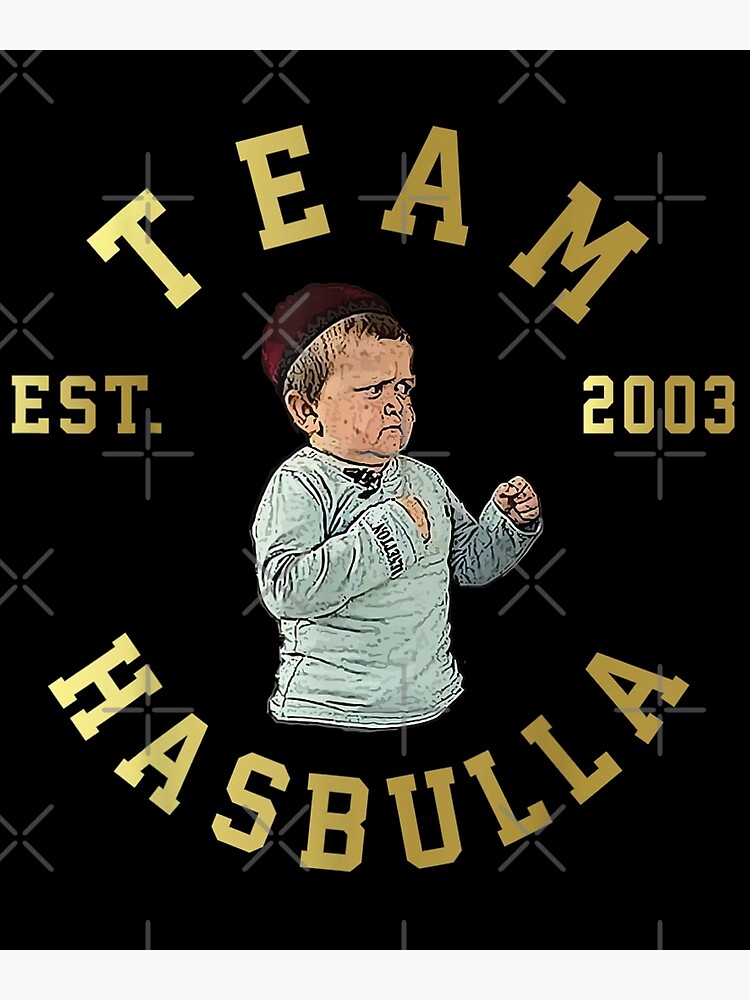 "Hasbulla - Team MMA Hasbulla Fight Meme" Art Print by BeKunst | Redbubble