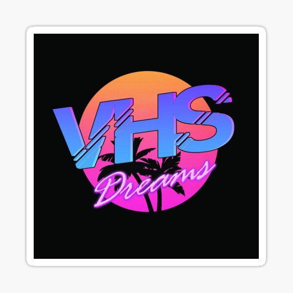 "Vintage Retro VHS" Sticker by AiokiBoom1 | Redbubble