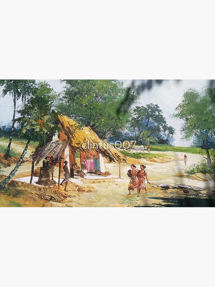 "Rural Village" Sticker by clintus007 | Redbubble