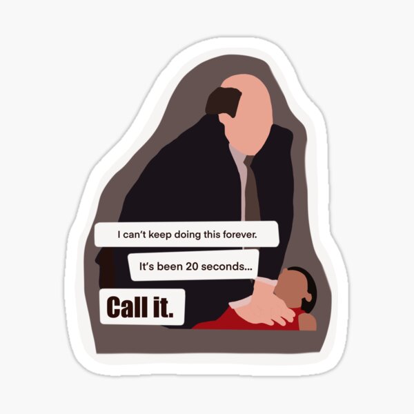 "Kevin CPR" Sticker for Sale by Nursejackidraw | Redbubble