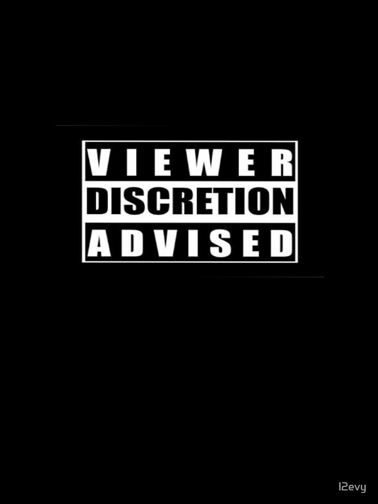 "Viewer Discretion Advised" iPhone Case for Sale by l2evy | Redbubble