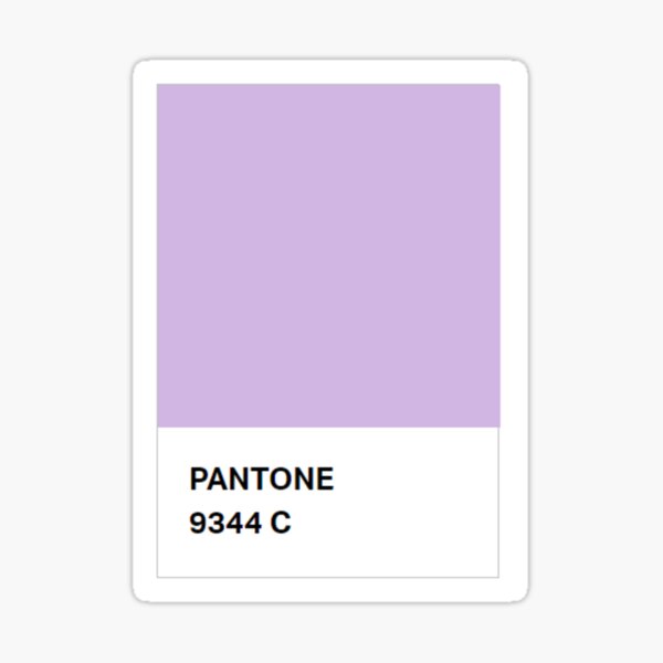 "Pantone Colour 9344 C" Sticker for Sale by DiabhalsDau | Redbubble