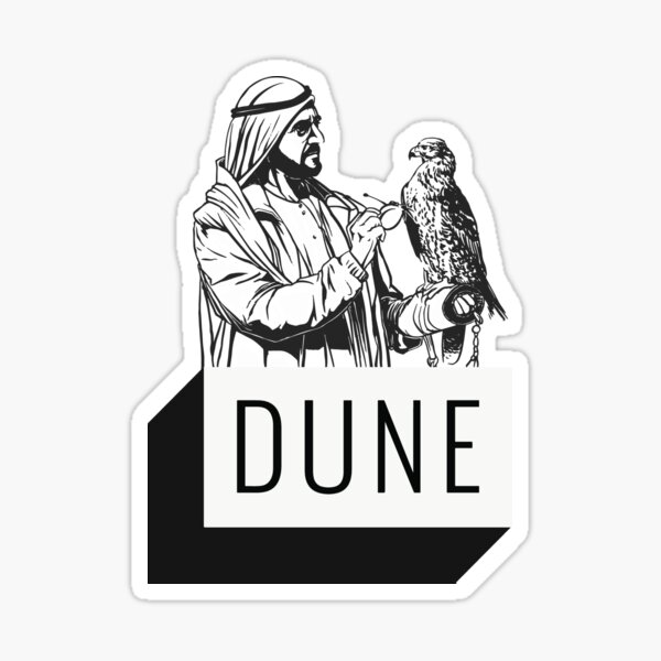 "DUNE Collection #1 Sheikh Mohammed Bin Rashid" Sticker for Sale by ...